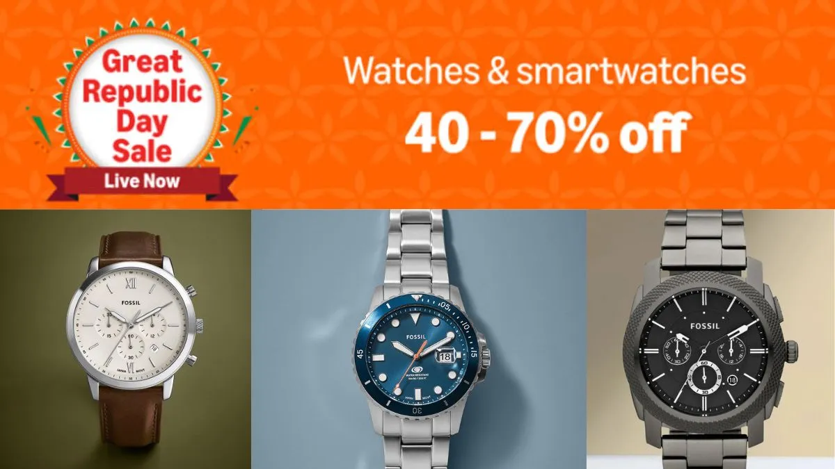 Amazon Great Republic Day Sale 2026: Top Deals on Fossil Watches For ...