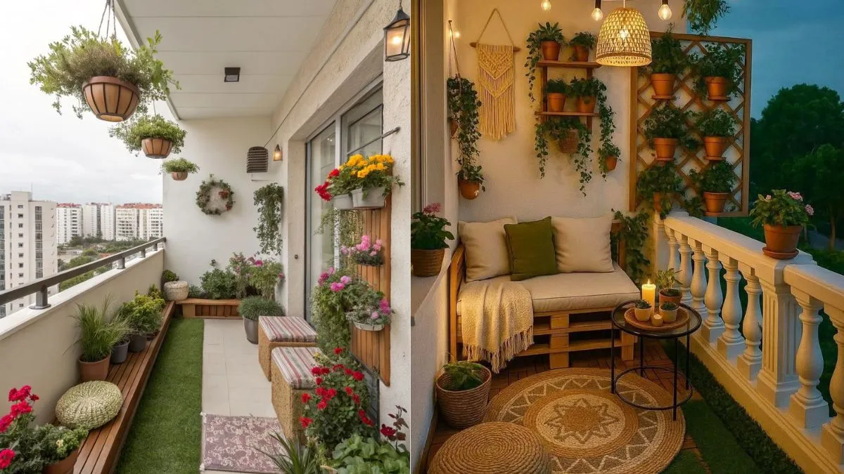 10 Balcony Decor Ideas to Bring Peace, Relaxation & Vacation Vibes Home
