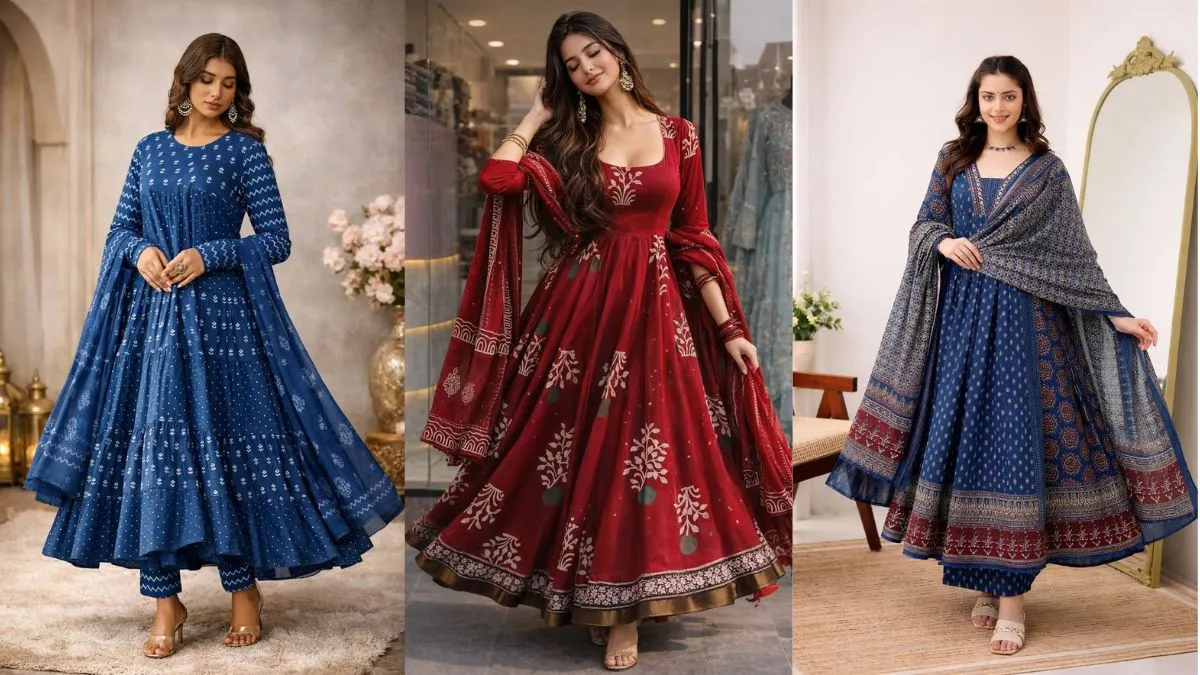 गर्मियों में छा जाएं! Cotton से बने इन Anarkali Kurta Set के साथ, जो ...