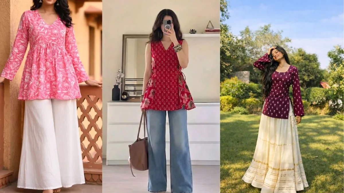 5 Trending Short Kurtis for Women to Stay Comfortable and Stylish in ...