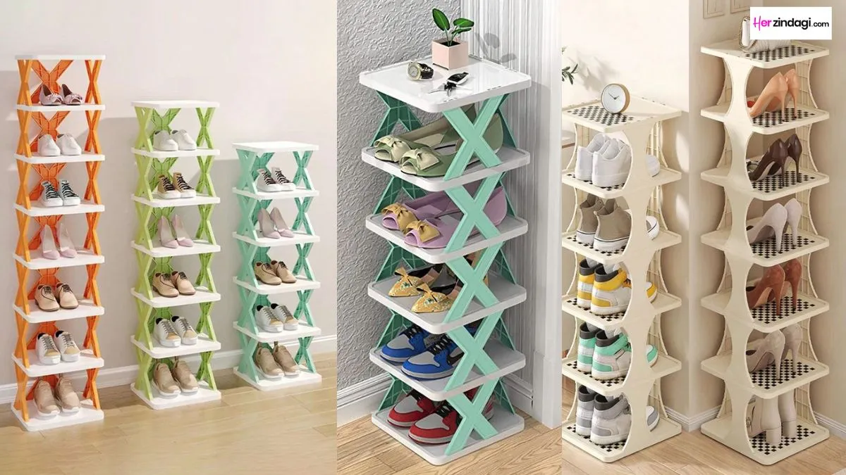 इन कोलैप्सिबल Shoe Rack के साथ छोटे जगह को बनाएं व्यवस्थित