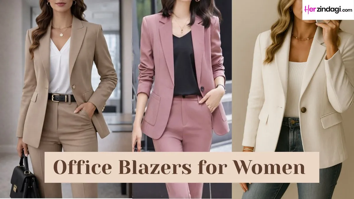 5 Office Blazers for Women To Get a Smart Look in Corporate Meetings