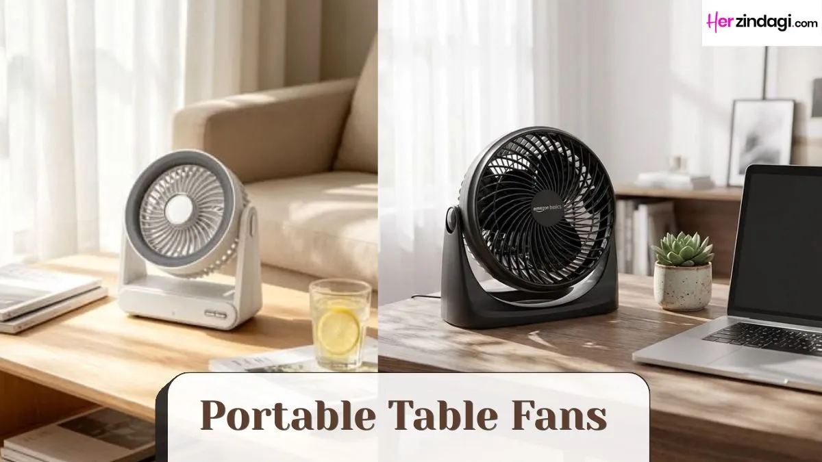 5 Portable Table Fans for Home and Office Workspaces With Long Battery ...