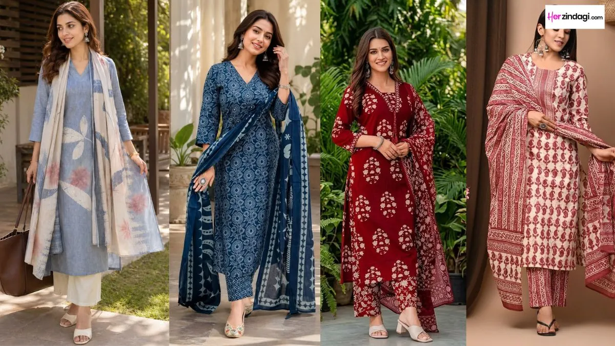 7 स्टाइलिश प्रिंटेड Kurta Set जो आपको भी आएंगे पसंद!