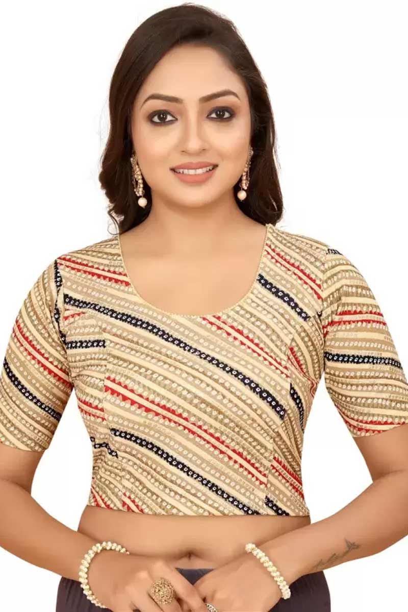 5 Stylish Pot Neck Blouse Designs To Elevate Your Saree Looks | Herzindagi