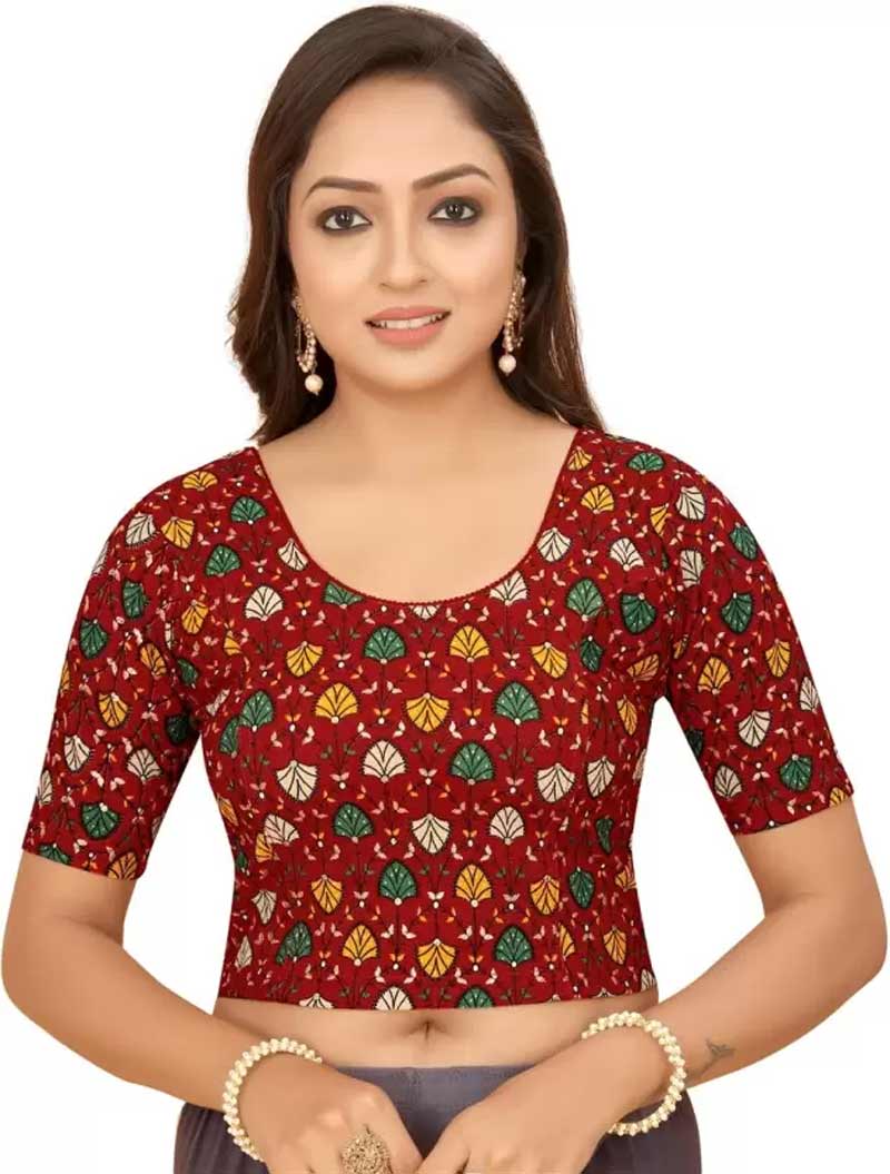 5 Stylish Pot Neck Blouse Designs To Elevate Your Saree Looks | Herzindagi