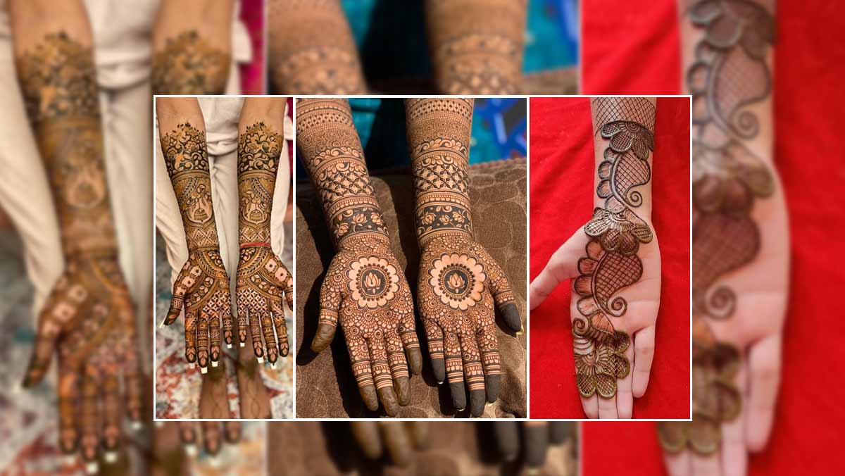 Simple Mehndi Designs For Full Hands
