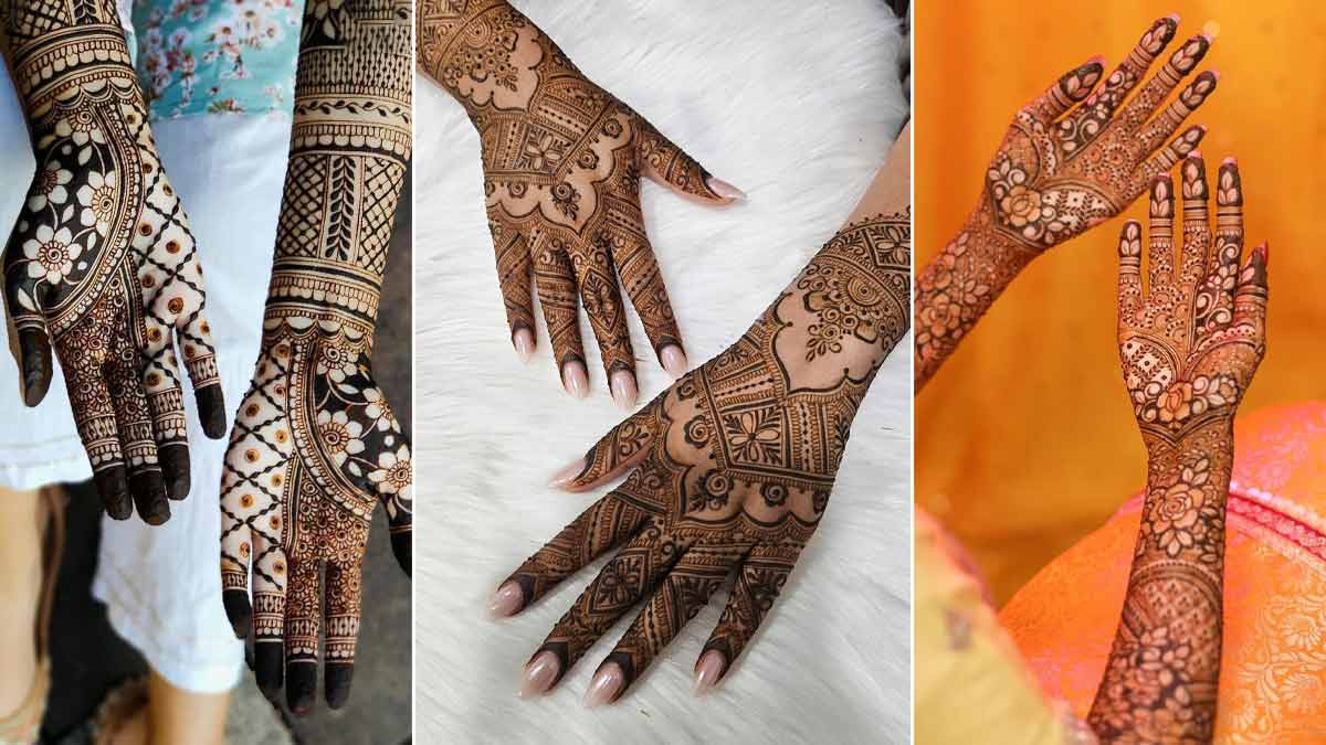 6+ Best Bridal Mehndi Designs For Full Hands | HerZindagi