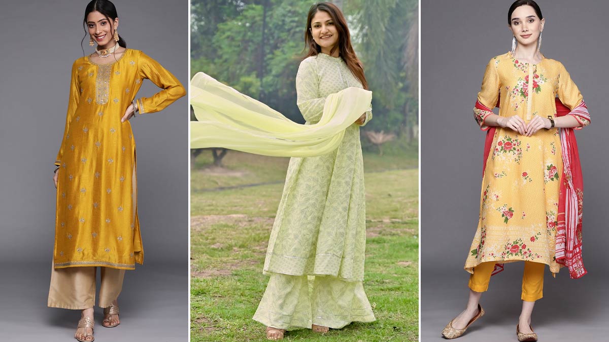 5 Must-Have Yellow Suit Designs Add Sparkle To Lohri Celebration ...