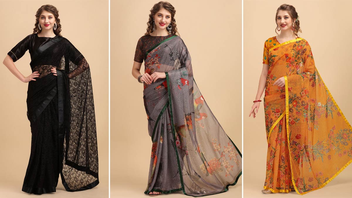 5 Lace Saree Designs You Can Wear At The Next Event And Steal The ...