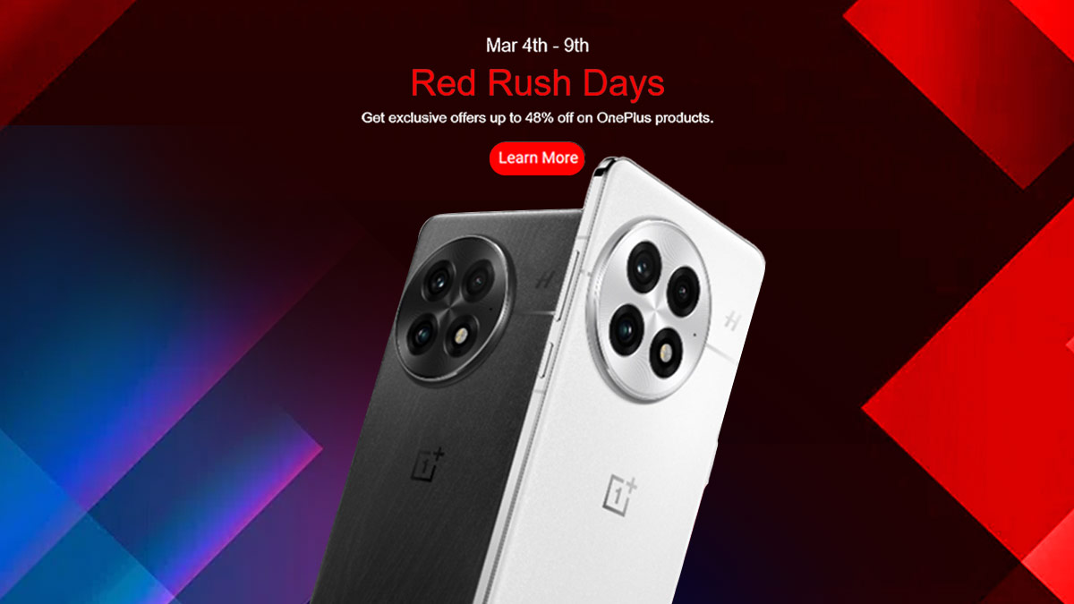 OnePlus Red Rush Days Sale: Unbeatable Discounts On Phones, Tablets ...