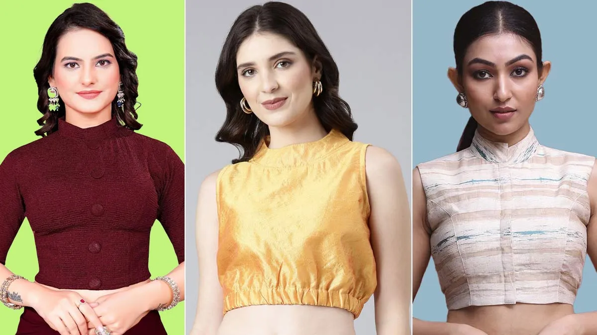 5 Latest High Neck Blouse Design s For Every Occasion | Herzindagi