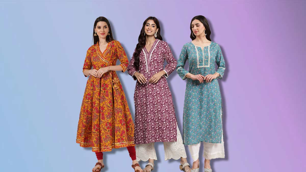 5 Beautiful Jaipuri Cotton Kurti Designs | HerZindagi