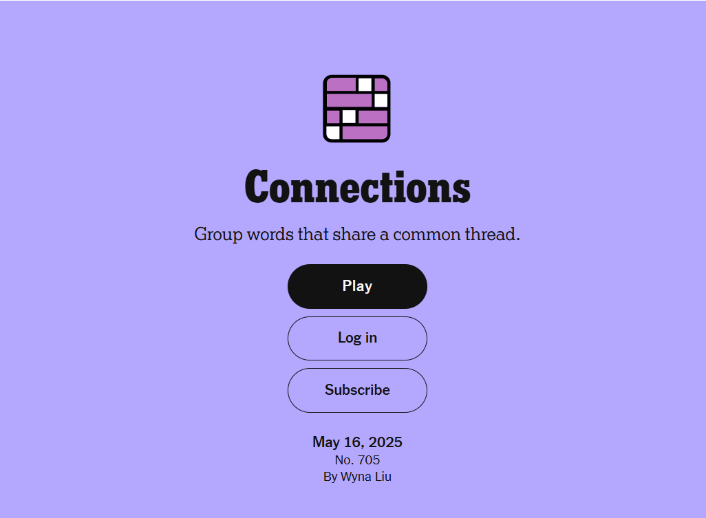 Today's NYT Connections Hints And Answers, May 16, 2025: Here's Clues ...