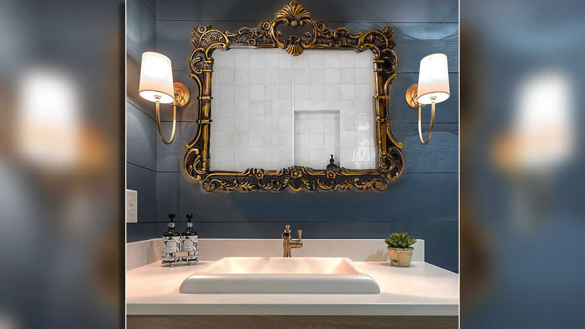 4 Designer Mirrors To Glam Up Your Bathroom design | HerZindagi