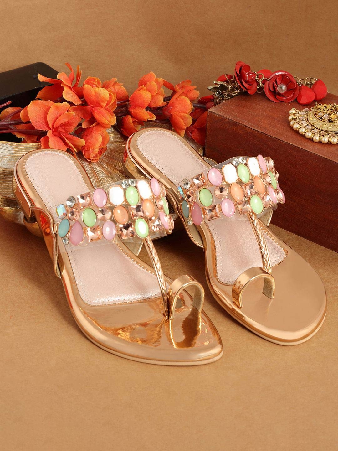 5 Stone Embellished Sandals To Elevate Your Style | Herzindagi