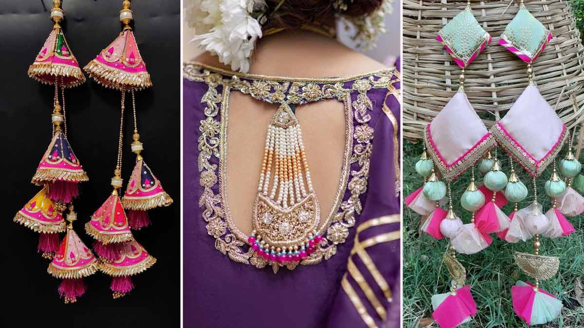 Latkan Designs for Women: साड़ी ब्लाउज से लेकर सलवार-सूट तक के साथ ...