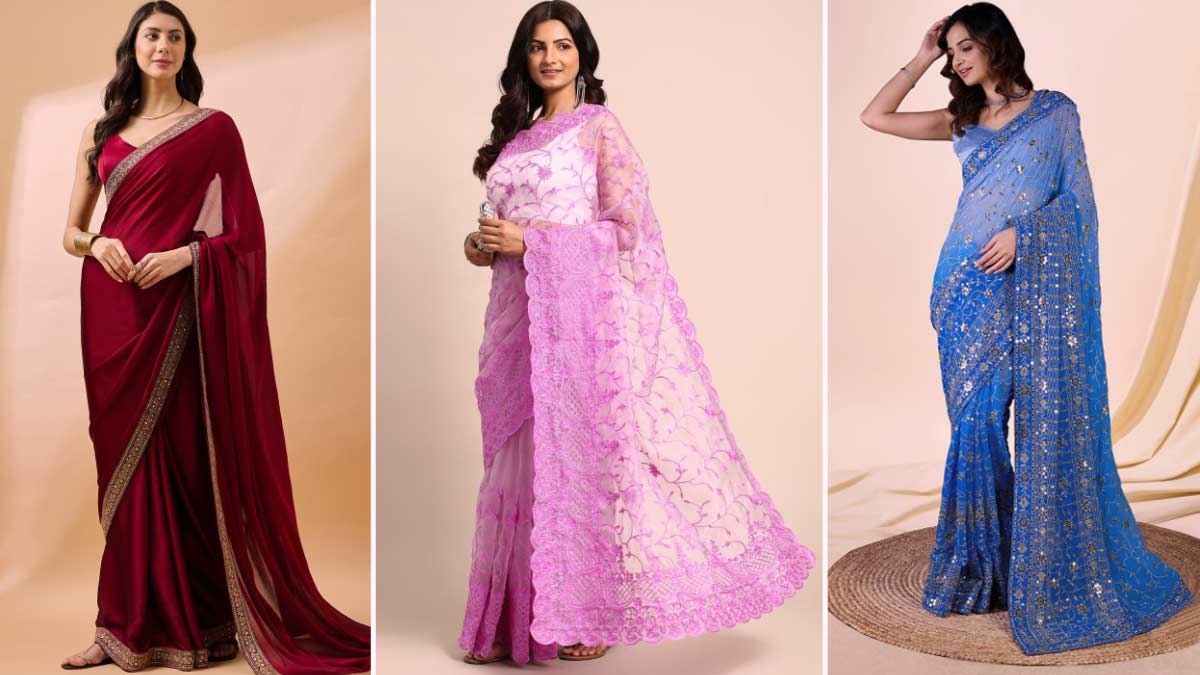 Saree Designs: आपके लुक में भी लग जाएंगे चार चांद जब वियर करेंगी ये ...