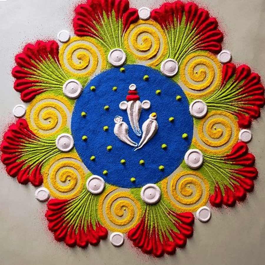Lord Ganesh Rangoli Designs for Diwali 2024: दिवाली के मौके पर घर के ...