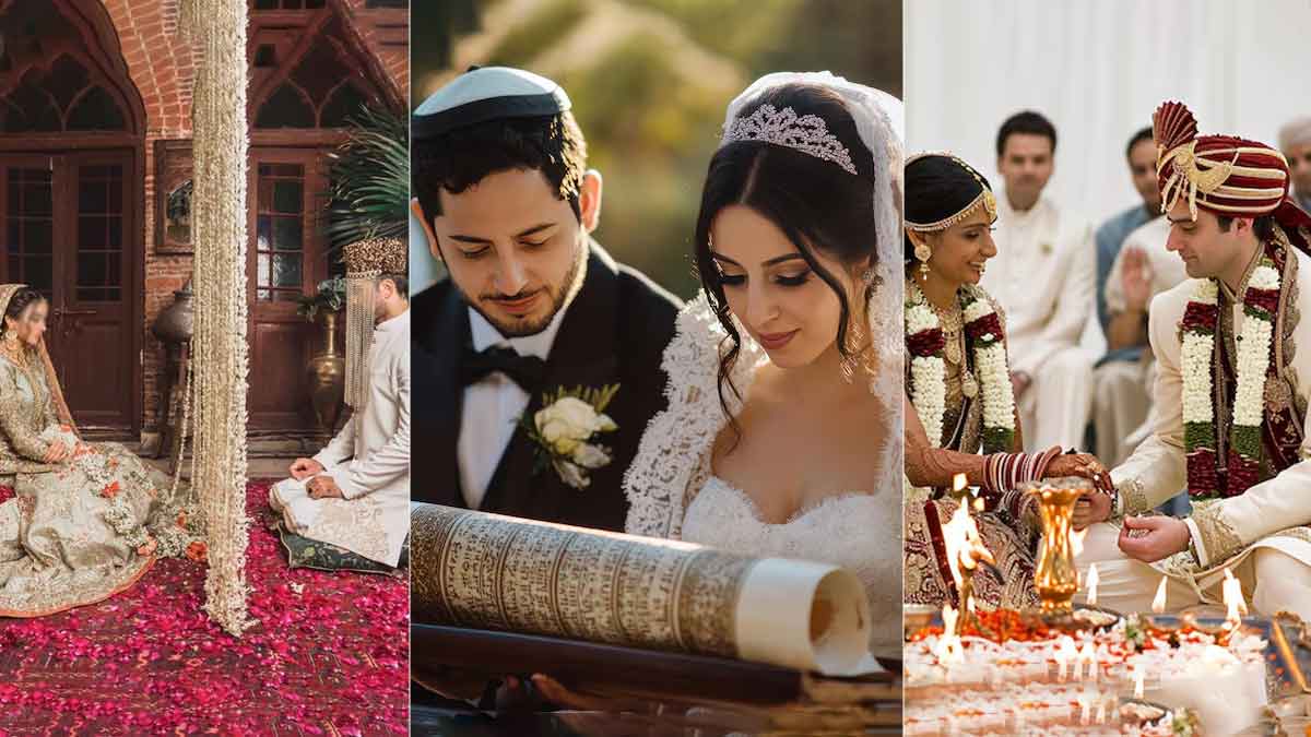 Jewish wedding| Hindu Wedding| Nikah Ceremony| यहूदी विवाह के नियम क्या ...