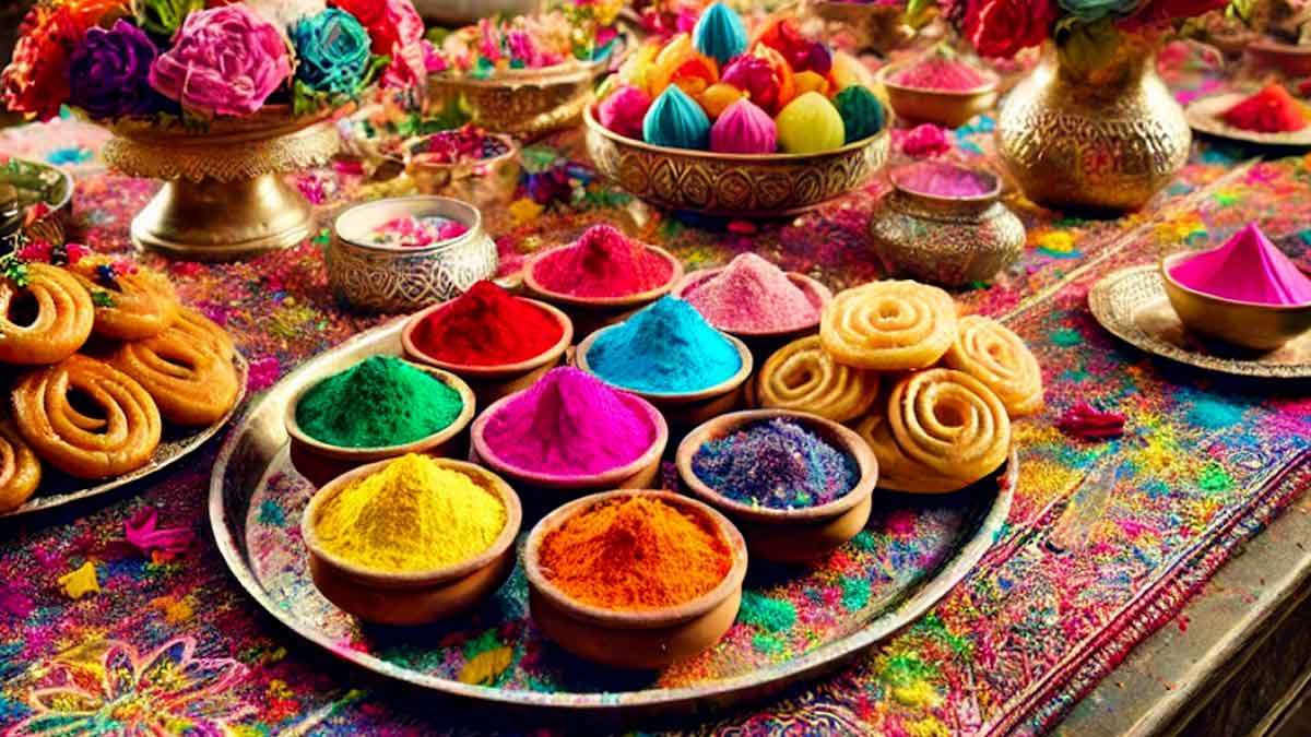 Holi 2025 Table Decoration: रंग-गुलाल और फलों से इस तरह सजाएं टेबल ...