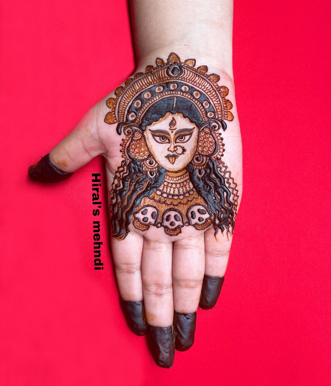 Durga Maa Mehndi Designs| नवरात्रि स्पेशल मेहंदी डिजाइंस में बनाएं मां ...