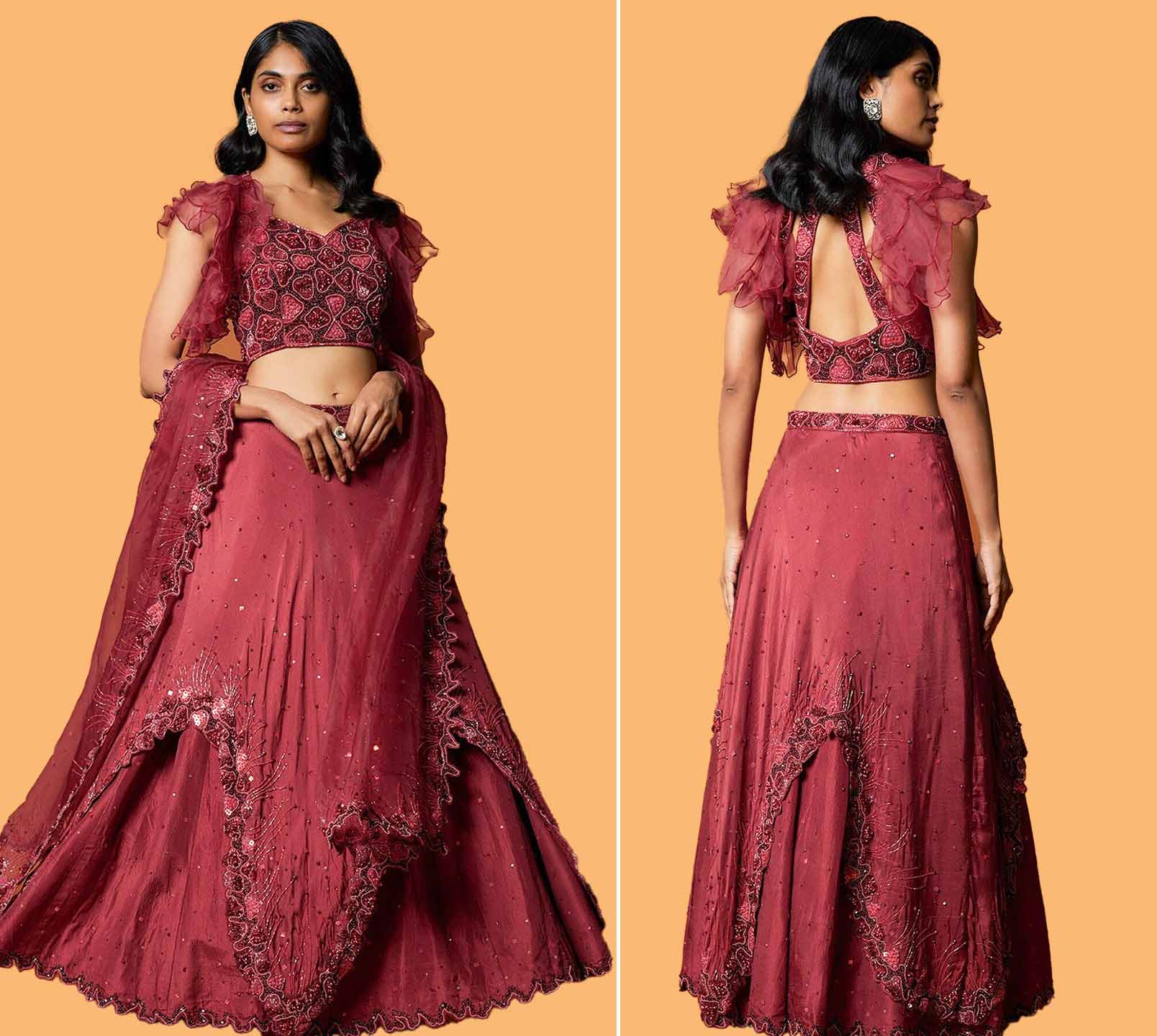 Lehenga Designs: सगाई में बिखेरें जलवा, इन 5 तरह के एम्बेलिश्ड लहंगे ...