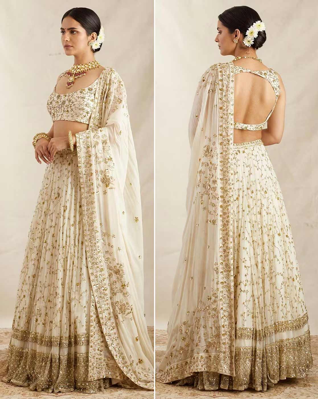 Lehenga Designs: सगाई में बिखेरें जलवा, इन 5 तरह के एम्बेलिश्ड लहंगे ...