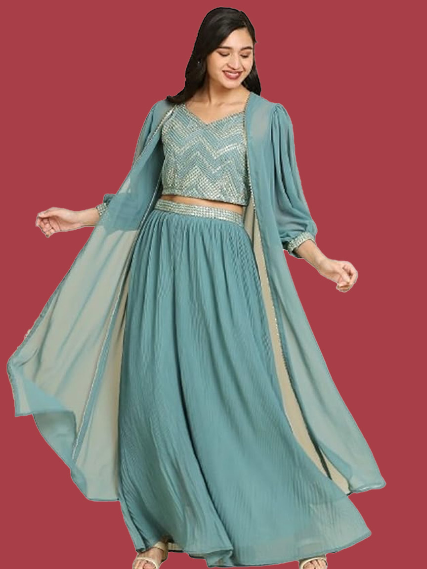 Shrug with lehenga Designs : ये 3 श्रग वाले लहंगे खास मौकों पर स्टाइल ...