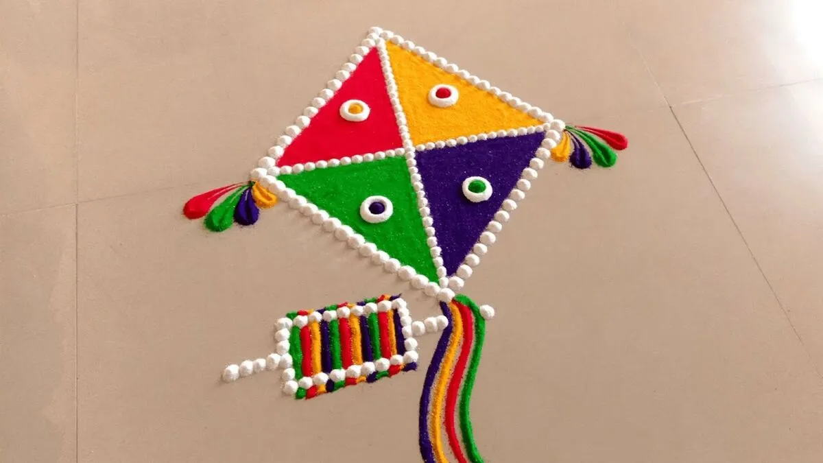 Makar Sankranti Rangoli 2026: मकर संक्रांति पर 30 मिनट में बनाएं यह ...