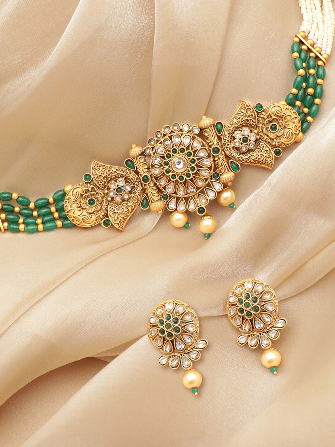 Jewellery Set Designs: वेडिंग फंक्शन के लिए साड़ी के साथ मैच करें ये ...