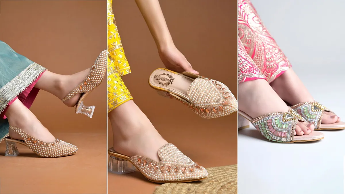 Footwear Designs: एथनिक आउटफिट के साथ ट्राई करें ये ट्रेंडी फुटवियर ...