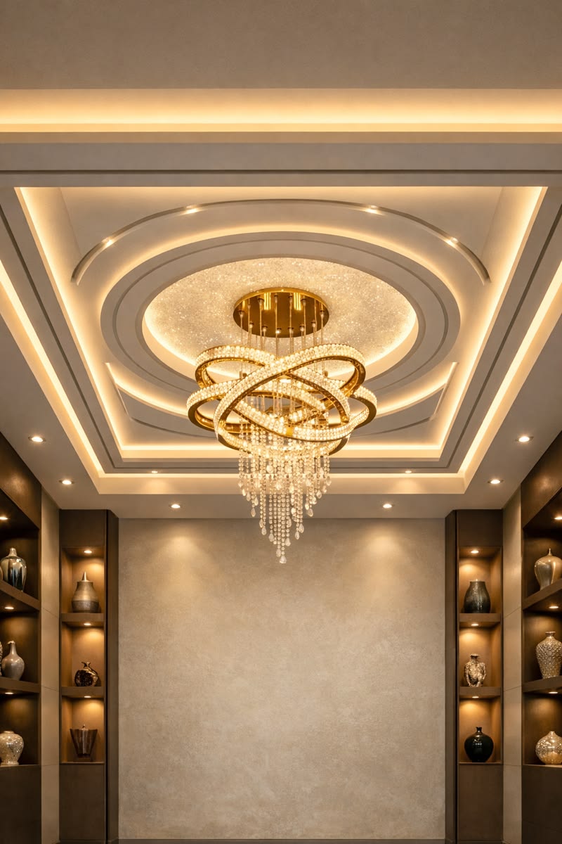 Living Room की छत के लिए बेस्ट हैं POP False Ceiling की ये ट्रेंडी ...