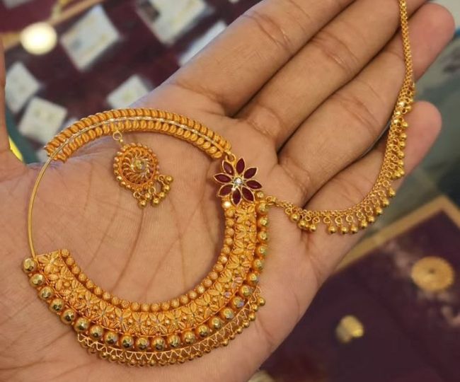 Jodha Nath Designs: शादी के बाद बहू के पहले जन्‍मद‍िन पर दें ये जोधा नथ ...