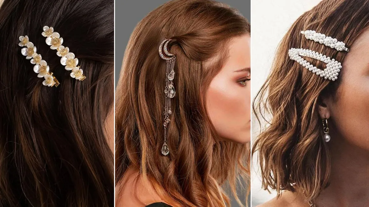 Hair Clip Designs: डेली लुक को यूनिक बना देंगे हेयर क्लिप के ये डिजाइन ...
