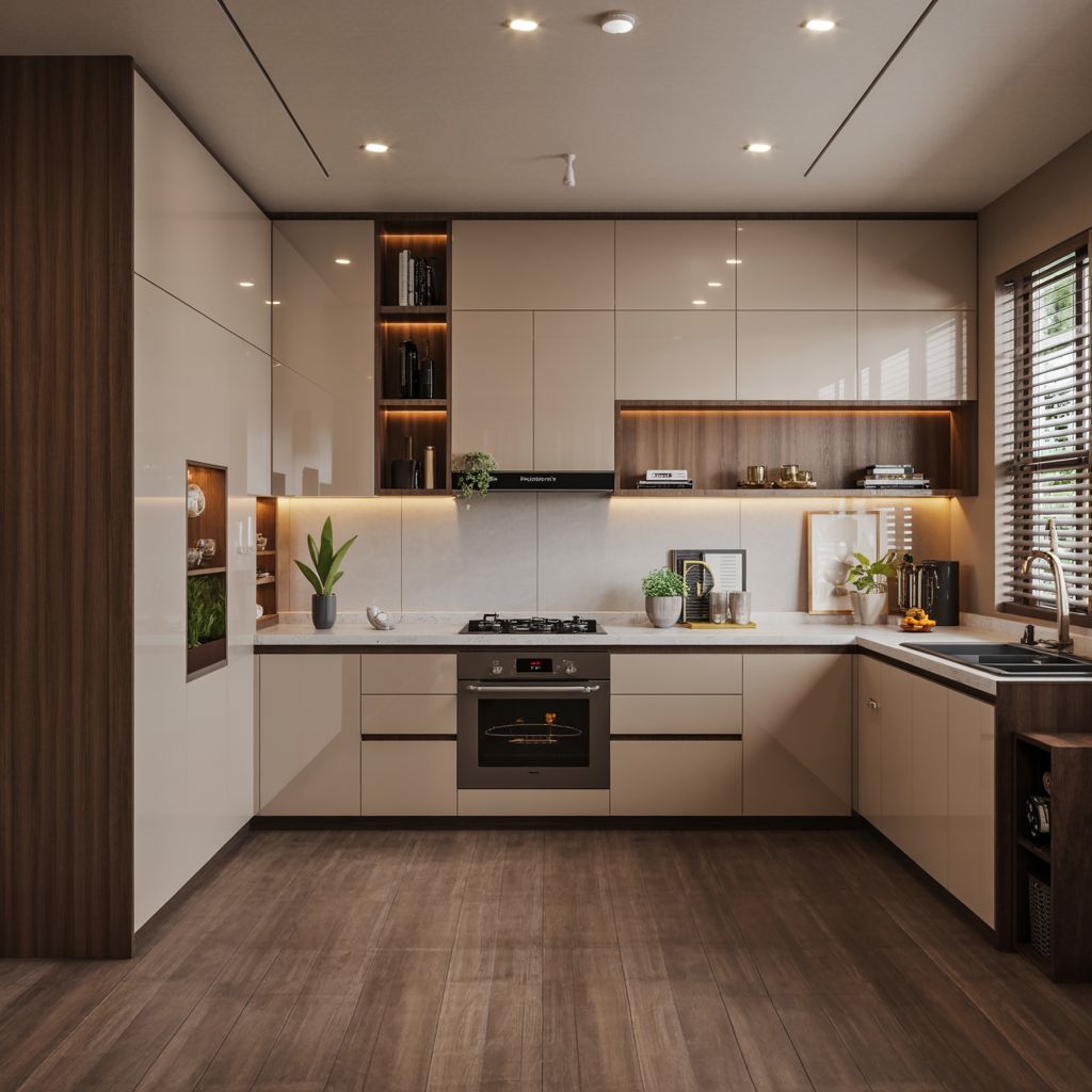 बेस्ट हैं Modular Kitchen के ये लेटेस्ट डिजाइंस, कम जगह में भी मिलेगा ...