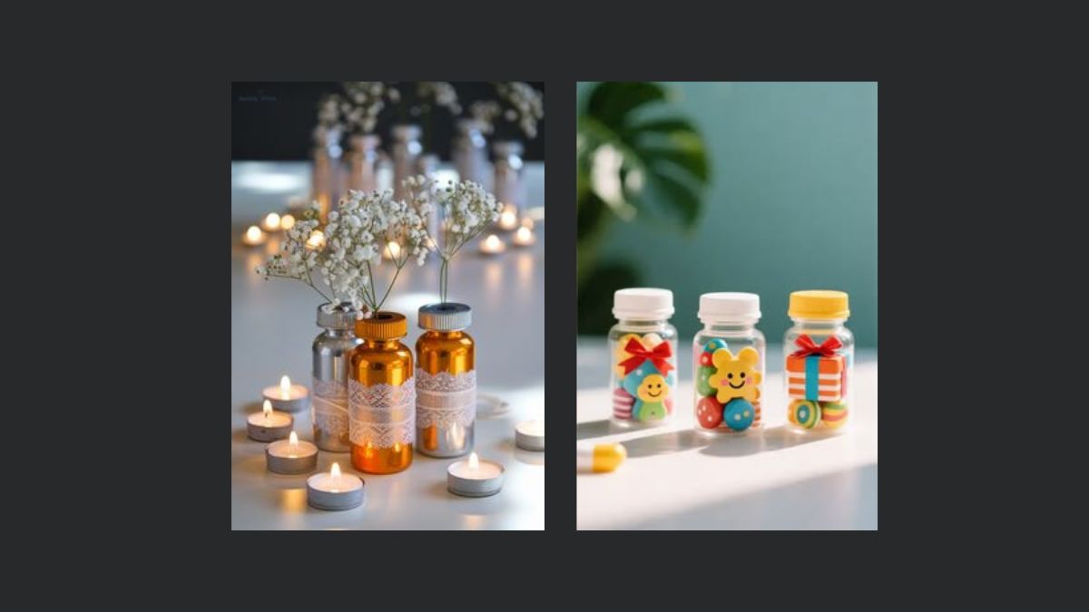 Reuse Empty Medicine Bottles: आप भी फेंक देती हैं दवाई की खाली बोतलें ...
