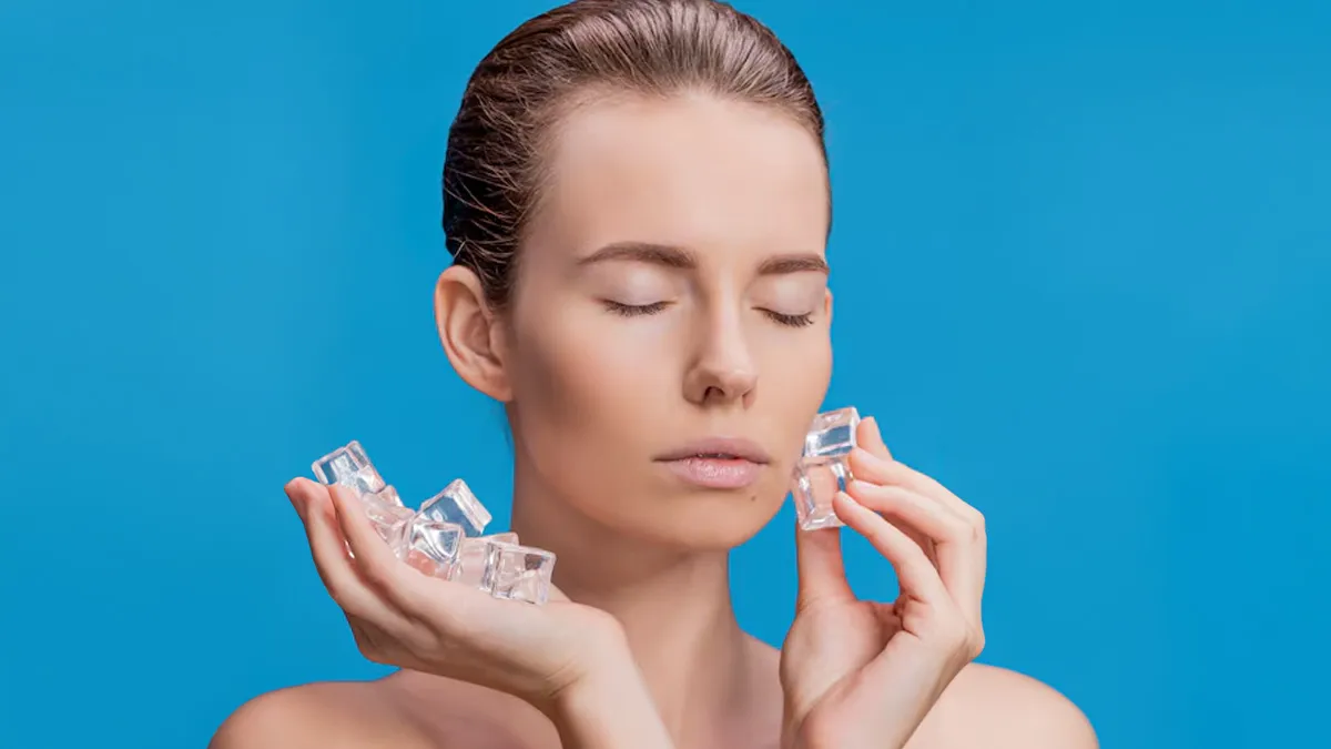 सेंसिटिव स्किन पर Ice Facial करने से पहले जानें एक्सपर्ट की ये सलाह ...