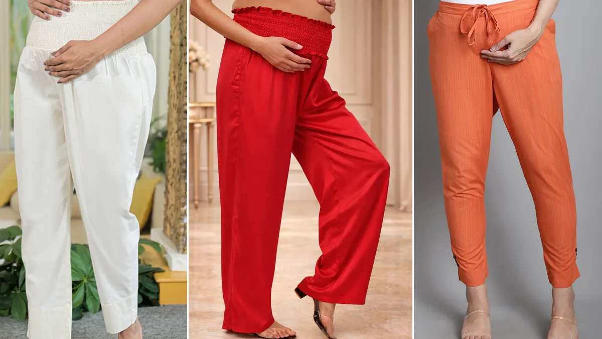 Maternity Loose Pant Designs: मैटरनिटी के लिए बेस्ट और कंफर्टेबल लूज ...