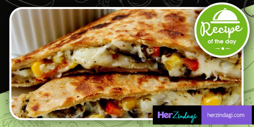 This Cheesy Pizza Paratha Is A Perfect Option To Pack For Your Kid’s ...