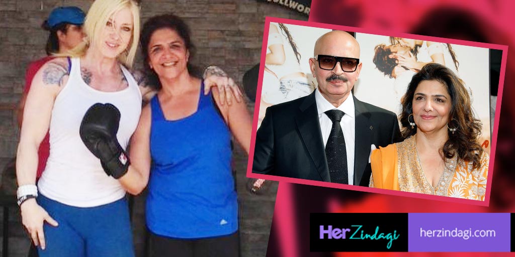 Hrithik Roshan Super Fit Mother Pinkie Roshan Fitness Tips | hrithik ...