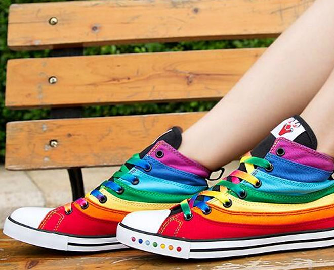 Mismatch Color Shoes to Give New Style | mismatch color shoes to give ...