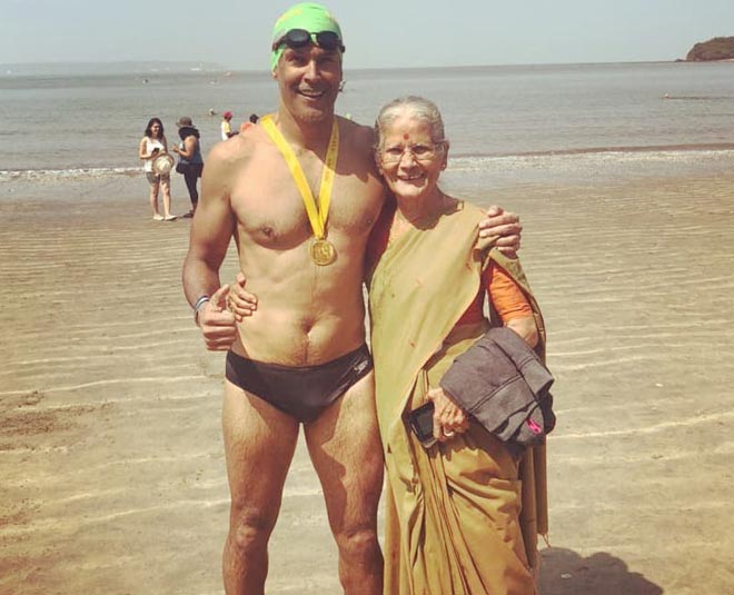 At 80, Milind Soman’s Mother Usha Soman, Does 16 push-ups At One Go ... At 80, Milind Soman’s Mother Usha Soman, Does 16 push-ups At One Go ...