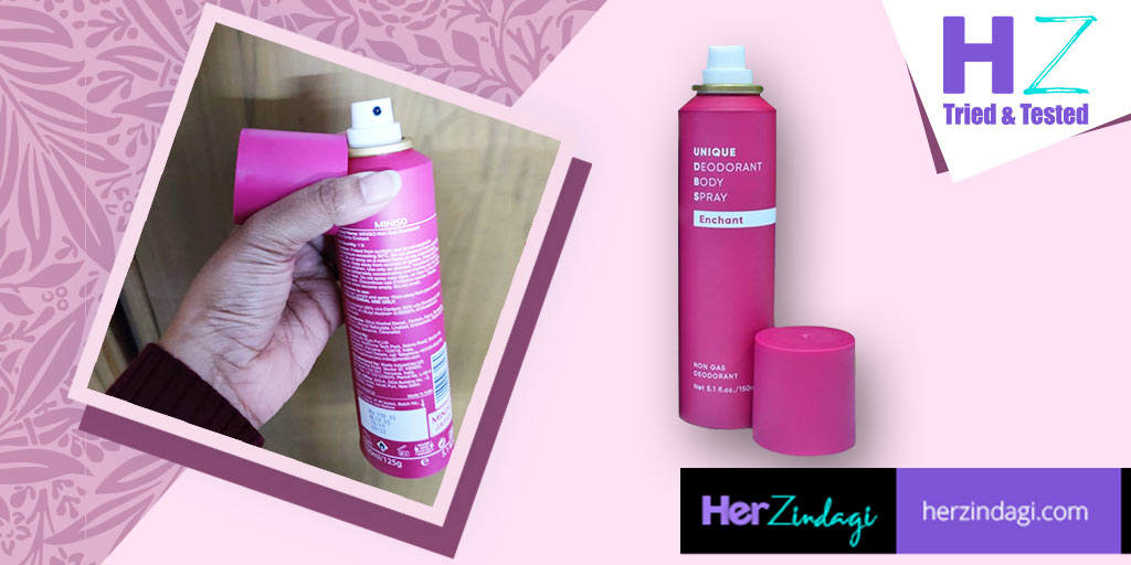 HZ Tried And Tested Miniso Deodorant Body Spray Enchant Personal ...