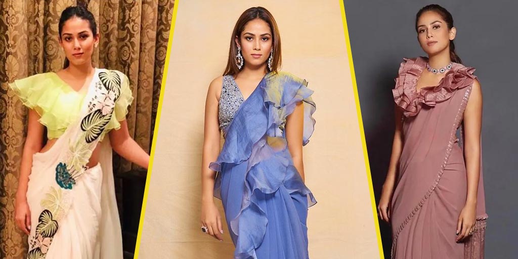 Mira Rajput 4 Elegant Saree Styles For Night Party -Latest Saree Styles ...