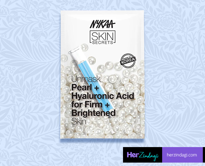 HZ Tried And Tested Nykaa Skin Secrets Pearl Hyaluronic Acid Sheet Mask ...