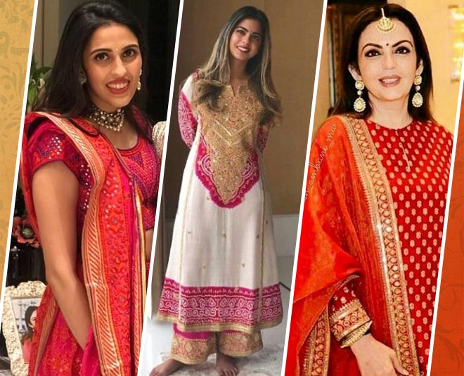 4 Big Festive Fashion Ideas From Ambani Family Nita Ambani Isha Ambani ...