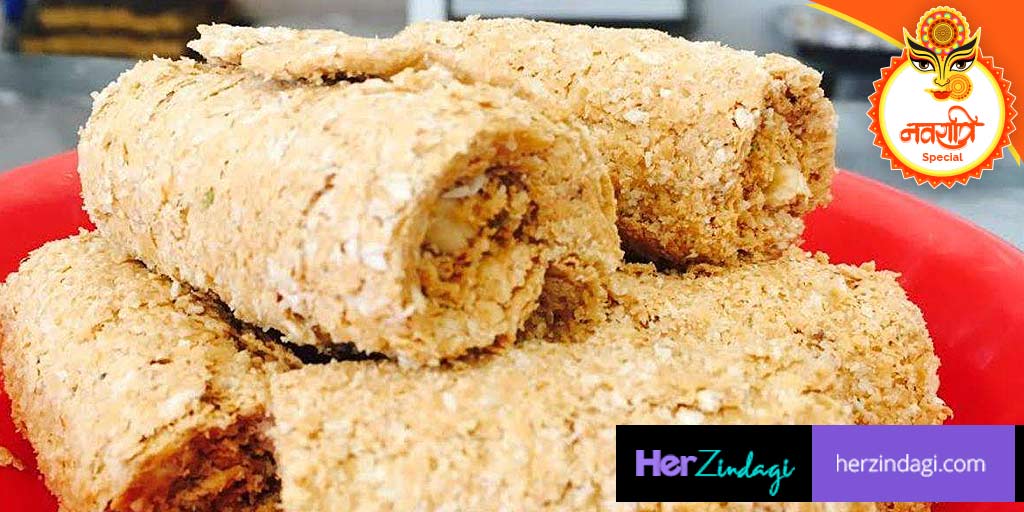 How To Make Tilkut Rolls At Home-नवरात्रि में घर पर बनाएं तिलकुट रोल्स ...