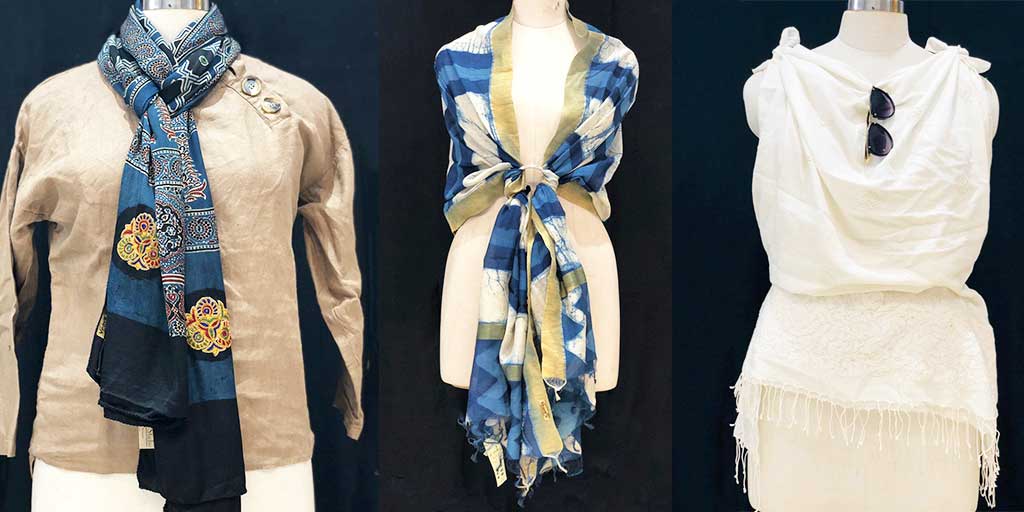 Try These Stylish Ways To Drape Your Stoles-Elevate Your Style Game ...