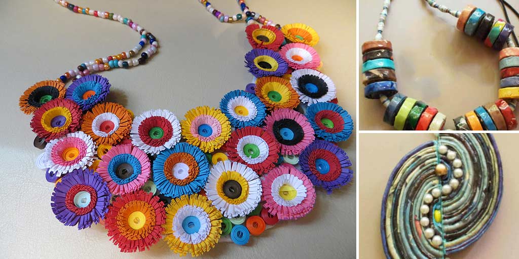 Colorful Light Weight Paper Jewellery In Trend | colorful light weight ...